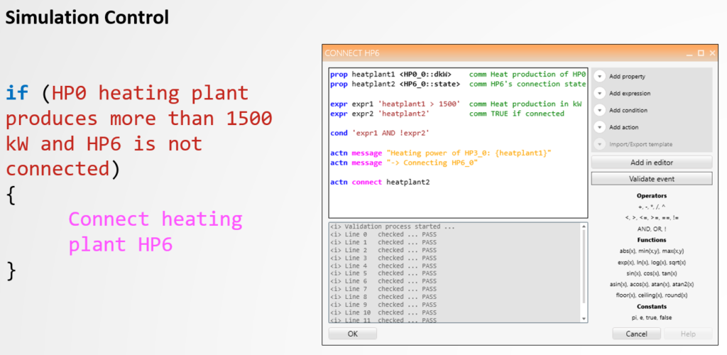 Heating/Cooling basic module / Contingency analysis