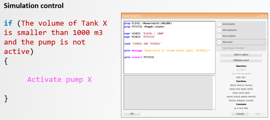 Water basic module / Contingency analysis